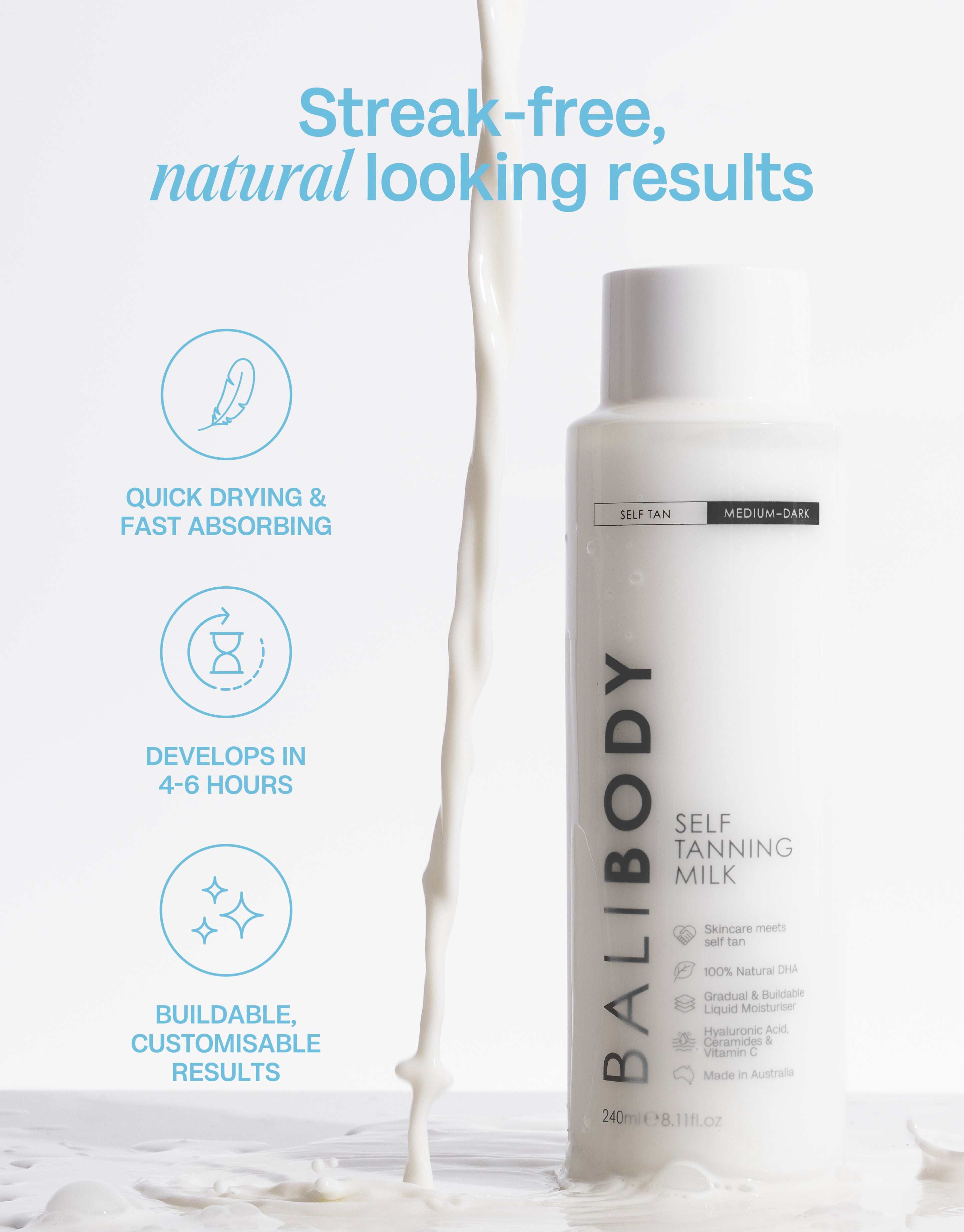 Self Tan Body Milk – Bali Body US